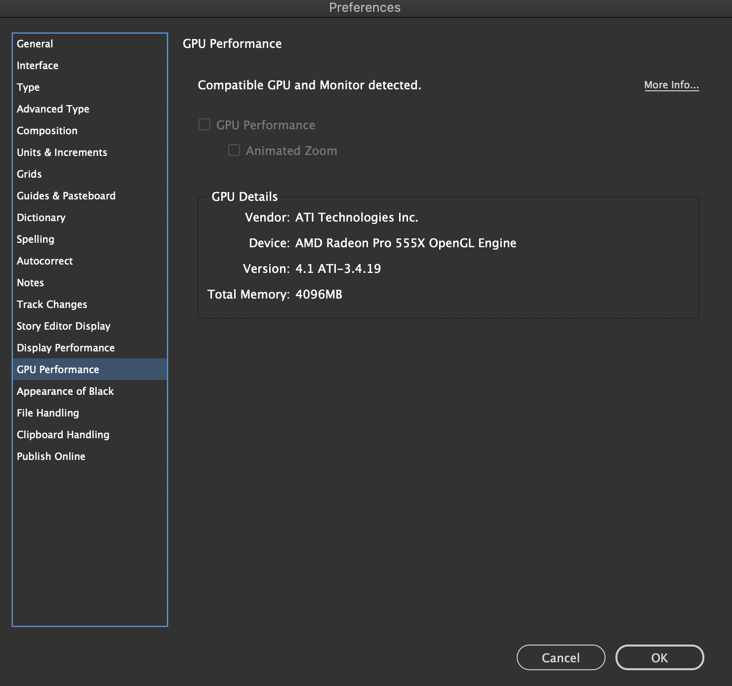 GPU Performance Disabled & Laggy Performance on in... - Adobe Support ...