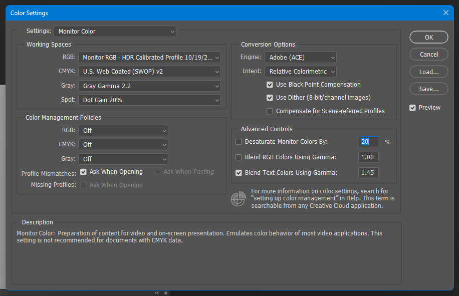 P: Windows HDR Calibration breaks Phoshop Ui and c... - Adobe Product ...