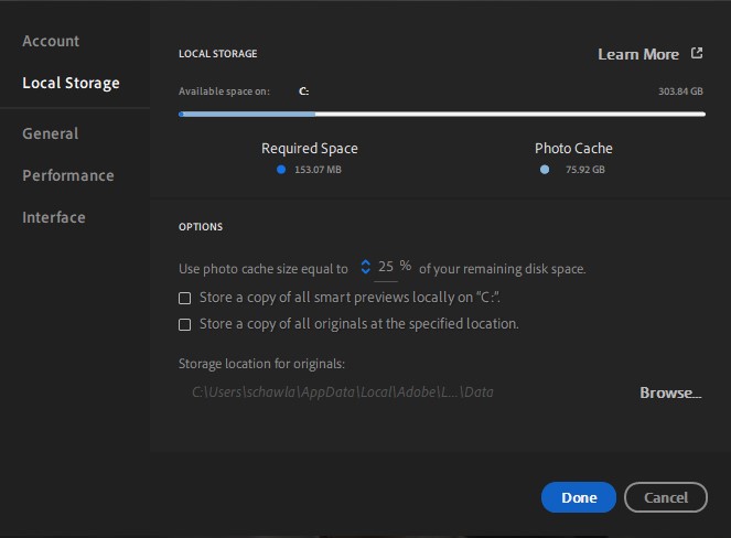 Setting up Lightroom on external HD on a new Mac - Adobe Product ...