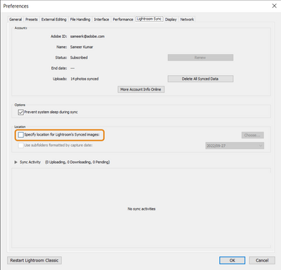 Problem with syncing LrC - cannot finnish = pendin... - Adobe Product Community - 13284295