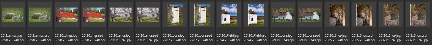 White Lines In Bridge Thumbnails - Adobe Community - 13288732