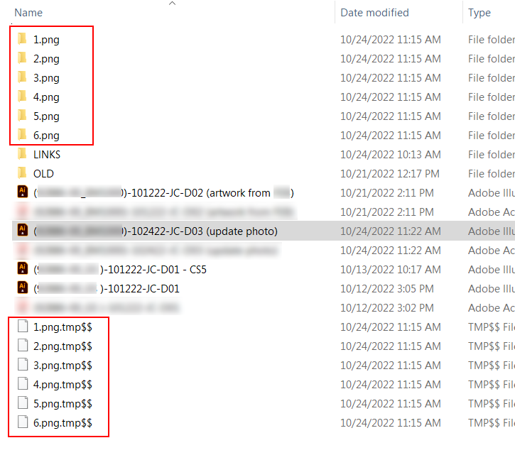 Illustrator Creating many PNG and TMP files - Adobe Product Community ...