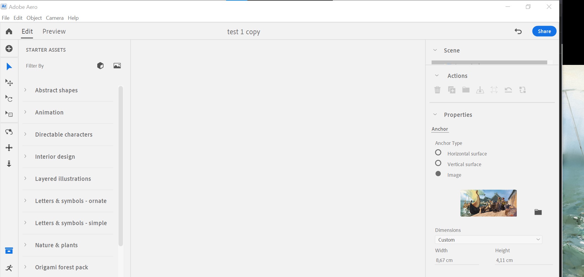 Adobe Aero (desktop version) no longer displays th... - Adobe Product Community - 13185649