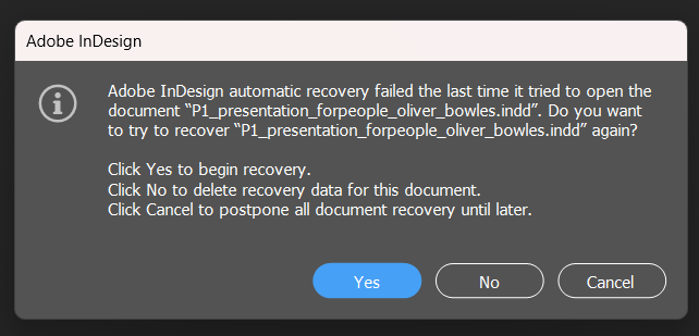 Indesign crashes when opening file - Adobe Community - 13299056