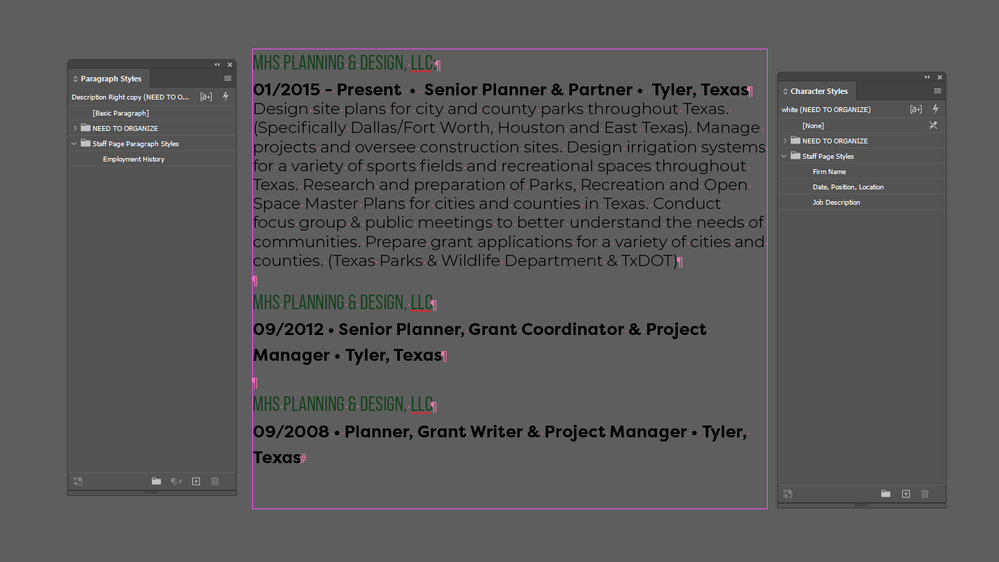 Building Grep and Nested Styles - Adobe Product Community - 13299054