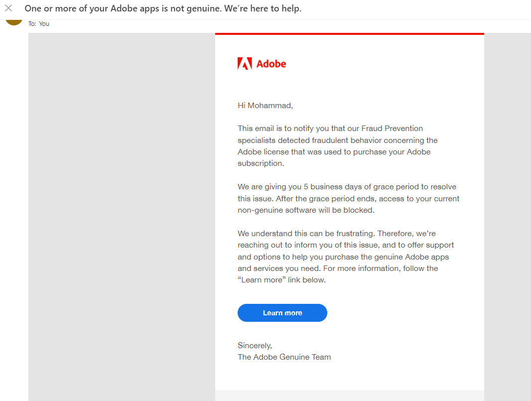 Reporting an Adobe Partner - Adobe Product Community - 13299371