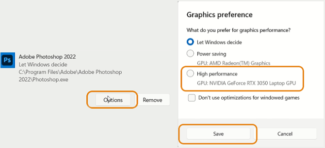 Set up GPU for High Performance in Photoshop - 🔎 ... - Adobe Product ...
