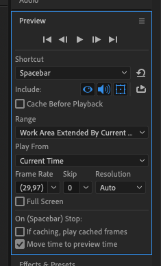 After Effects Play and Preview Issues - Adobe Community - 10860619
