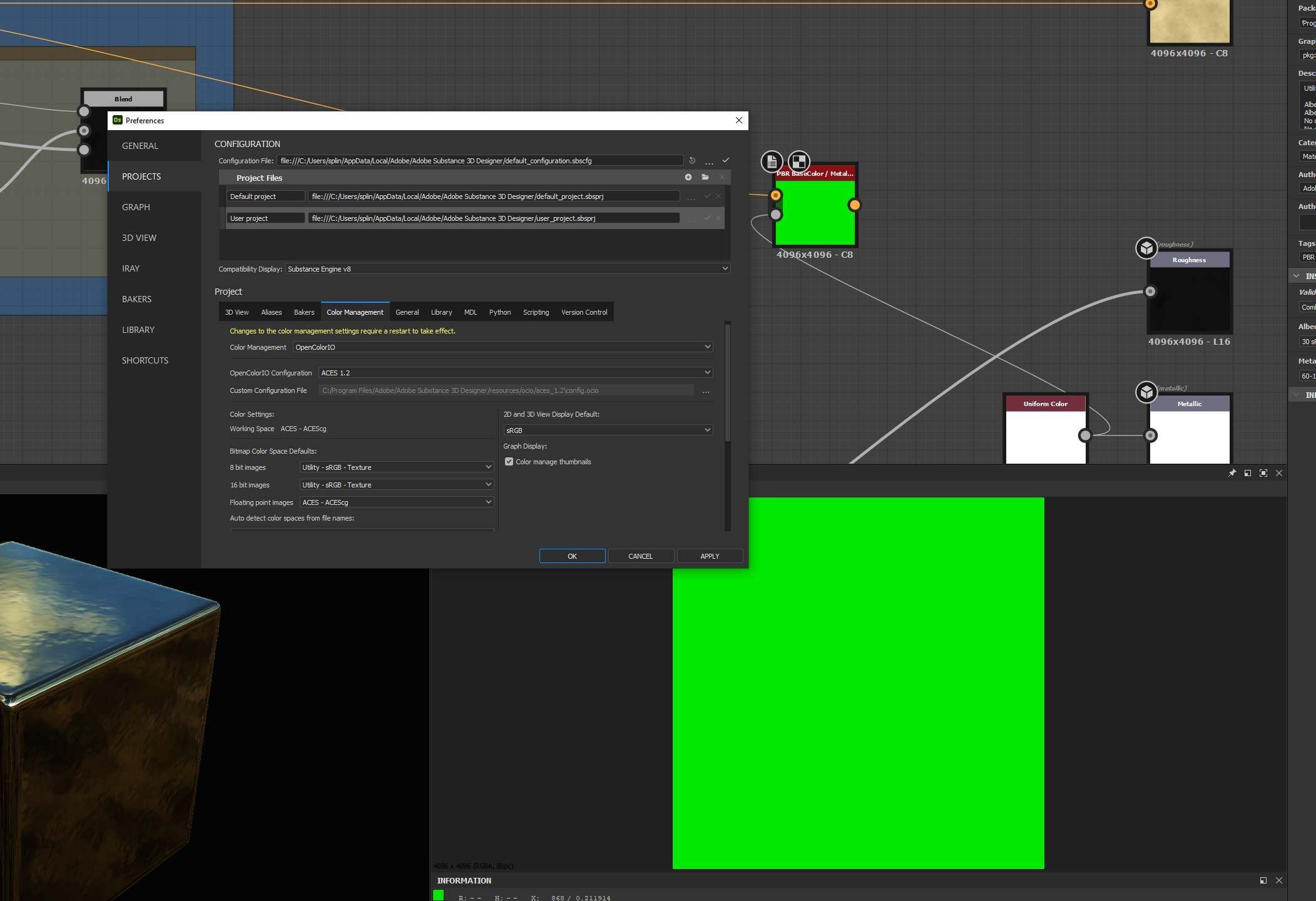 PBR Validate - conflict between Designer and Paint... - Adobe Community - 13300416