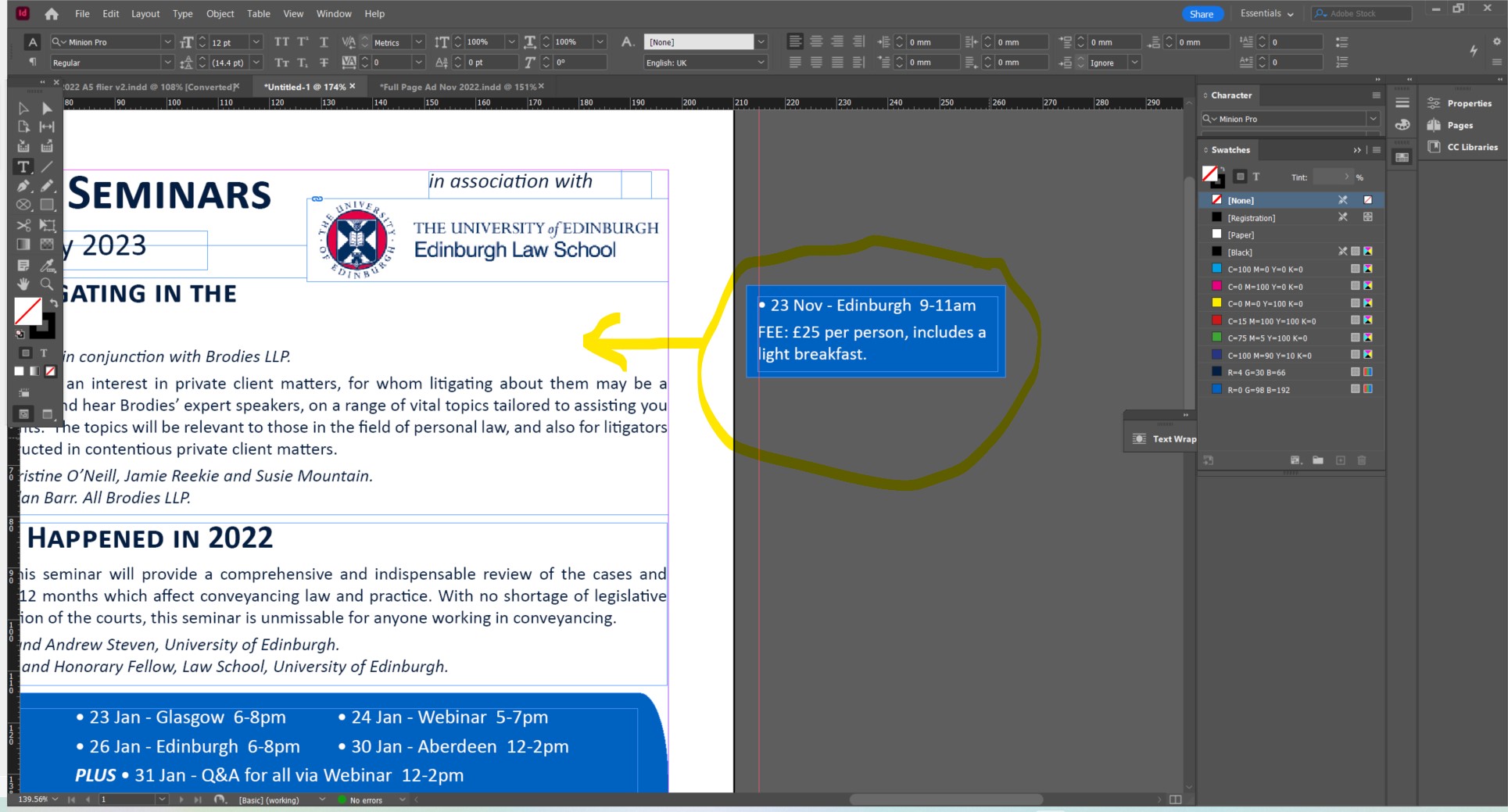 Problem placing a text box over another text box. - Adobe Product ...