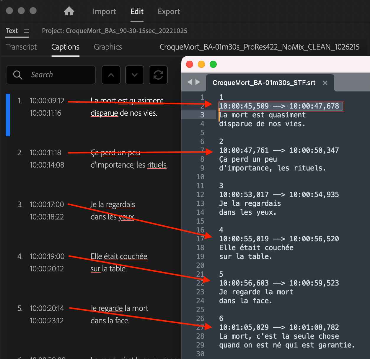 Solved: Wrong timecodes when exporting SRT files (+36 sec.... - Adobe Product Community - 12753511