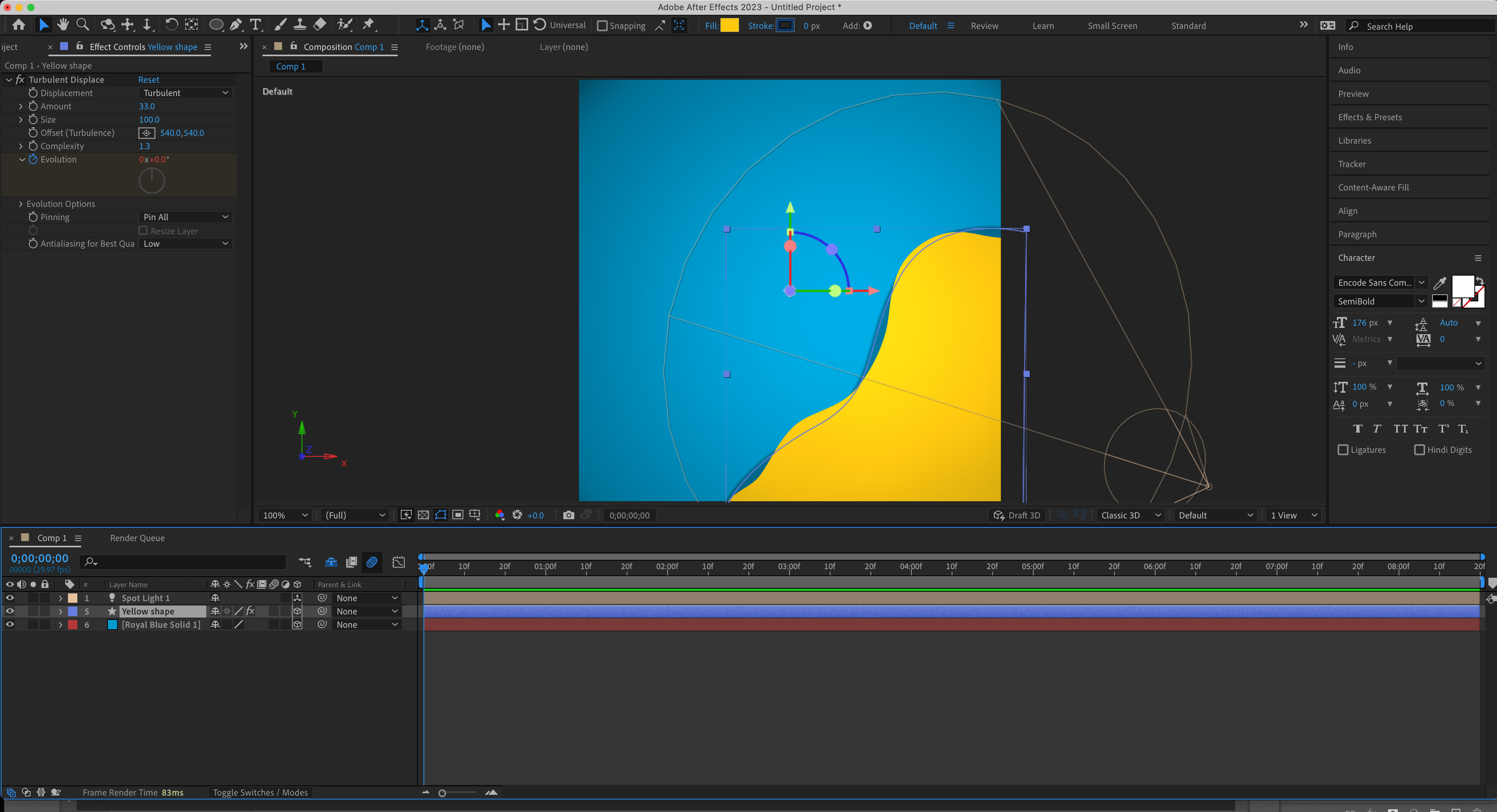 Solved: How do get cast shadows to react with Turbulent Di... - Adobe ...