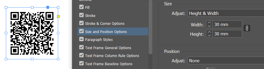 Solved: QR code sizing issue - Adobe Community - 13320111