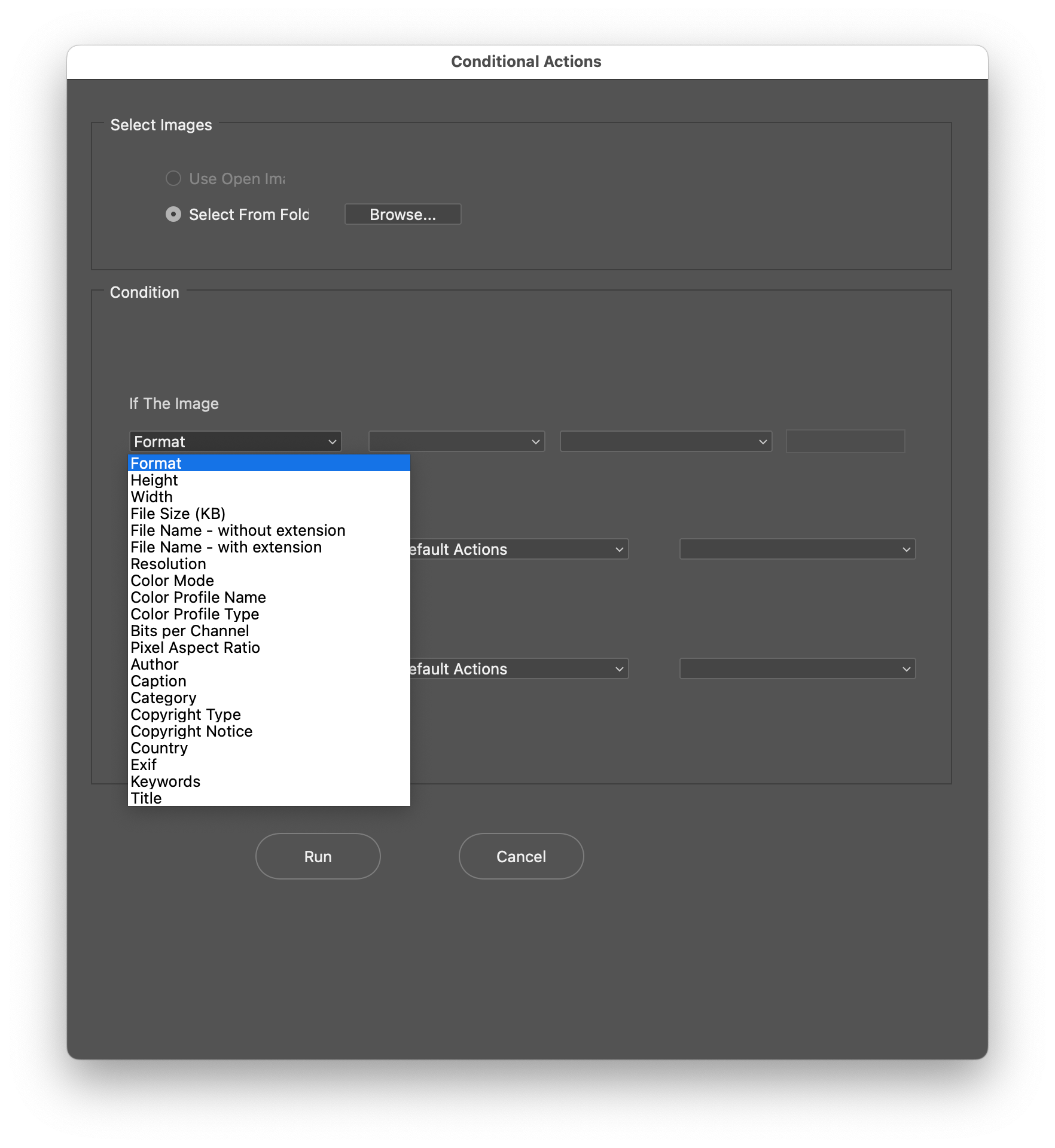 Update Conditional Actions - Adobe Community - 13323648