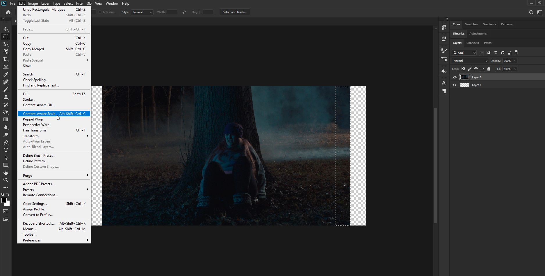 Expand area around subject in picture - Adobe Community - 10862730