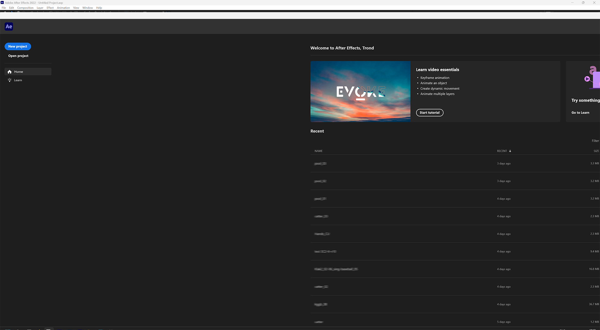 Solved: How to resize the default home screen window - Adobe Product ...