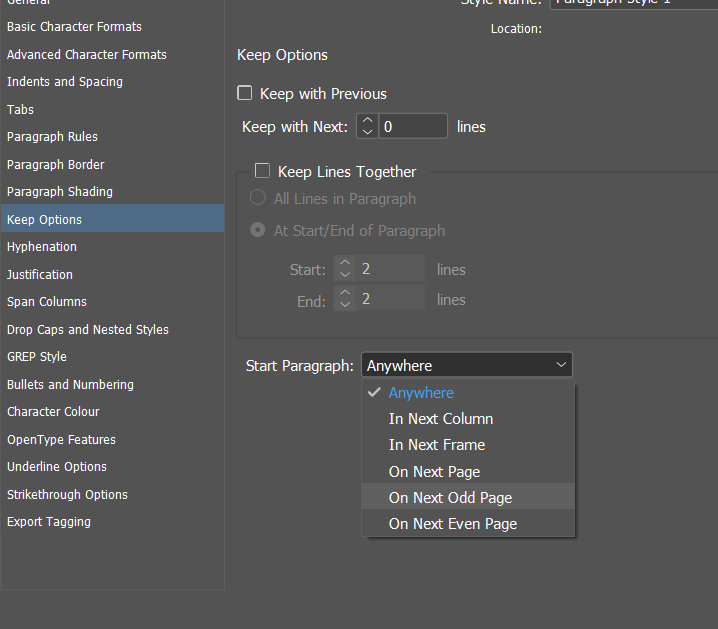 how to break text flow at book chapter breaks? - Adobe Product ...