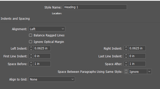 Solved: Paragraph Styles: Spacing (Indesign 18) - Adobe Product ...