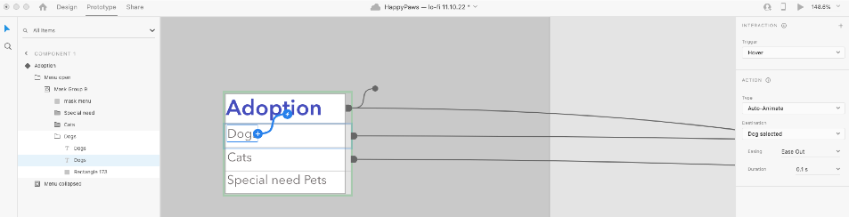 Solved: component does not show a state when hover is chos... - Adobe ...
