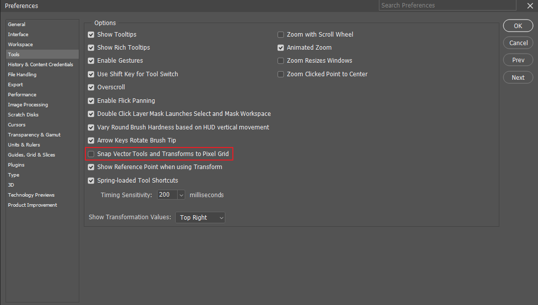 How to use "Free Transform Without Snap" - Adobe Community - 13336921