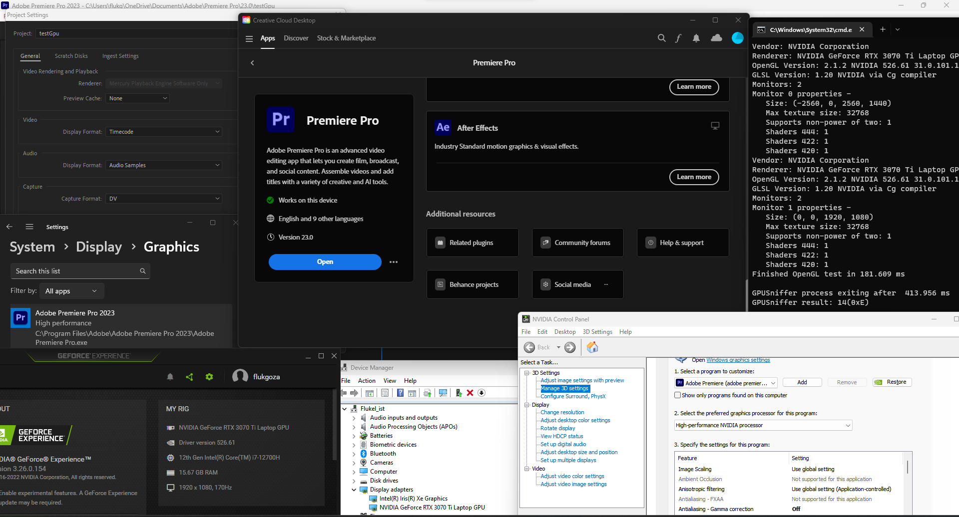 how downgrade premire pro v.23 to v.22 on Adobe cl... - Adobe Product ...