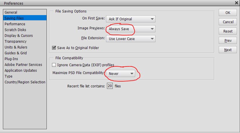 Reducing The Size of PSD Files - Adobe Product Community - 10863950