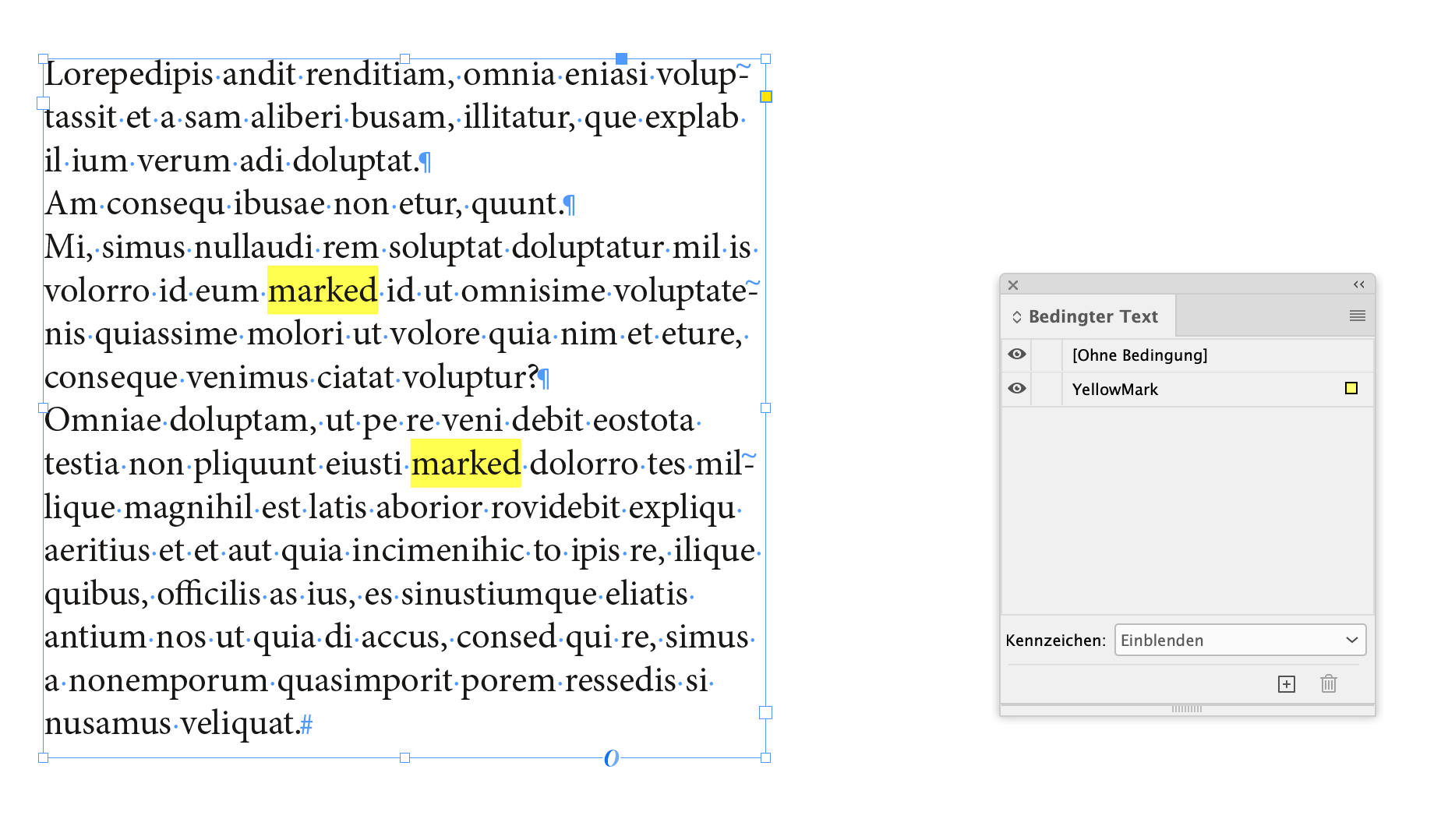 Highlight text without overriding character styles - Adobe Community - 13343854
