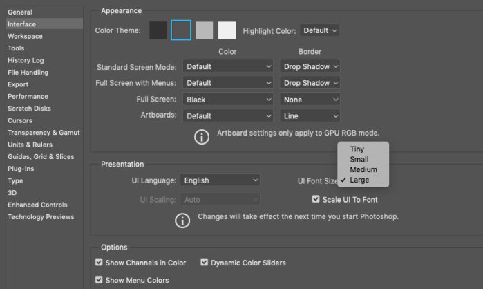 get back to old look - Adobe Community - 10864738