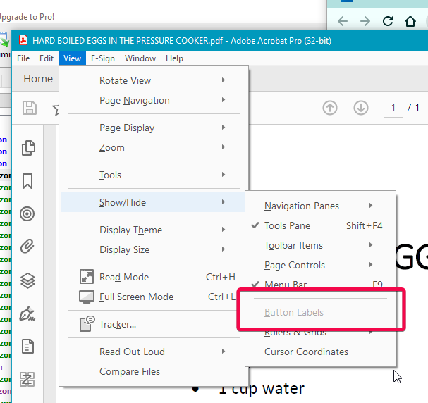 Turn on labels for toolbar icons? - Adobe Product Community - 11172705