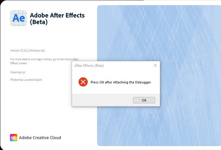 Newest After Effects Beta crashing on startup with... - Adobe Product ...