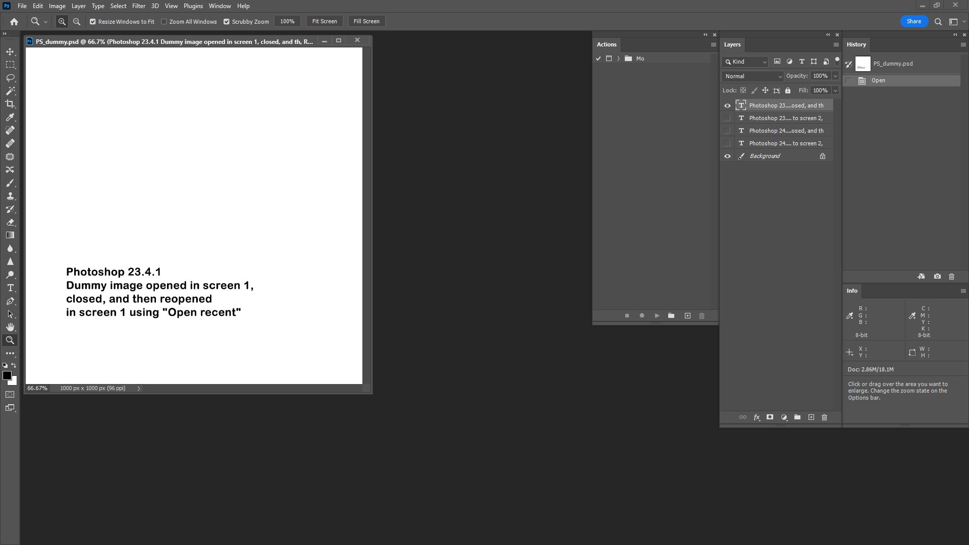 P: (Windows) Photoshop v23.5 - Floating windows do... - Adobe Community ...