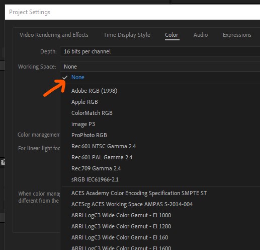 Solved: Washed out colors on After Effects when rendering ... - Adobe Product Community - 9626848