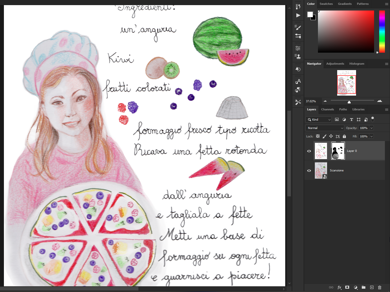 Remove the white of the scanned paper - Adobe Product Community - 13357683