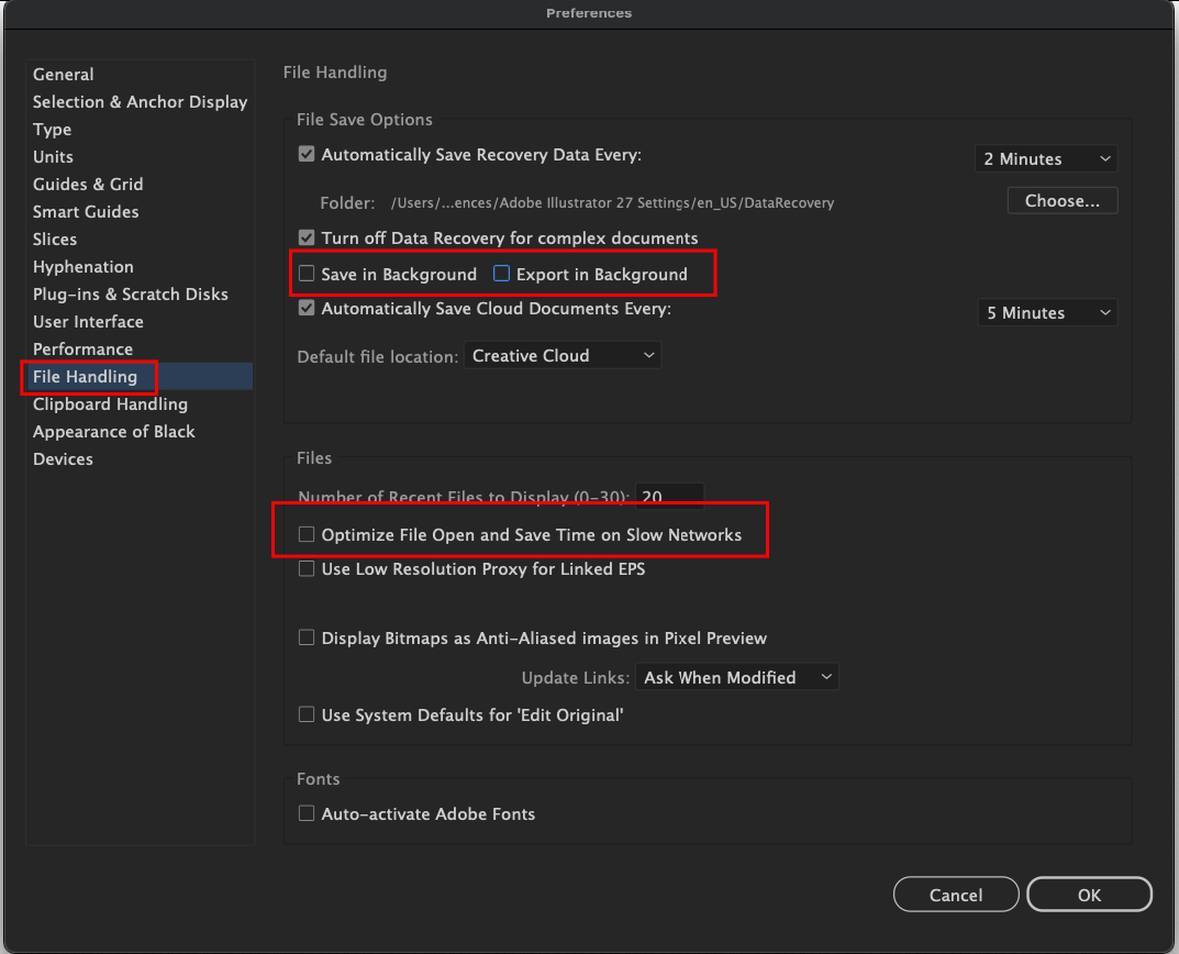 Illustrator creating multiple .tmp & .bak files wh... - Adobe Community ...