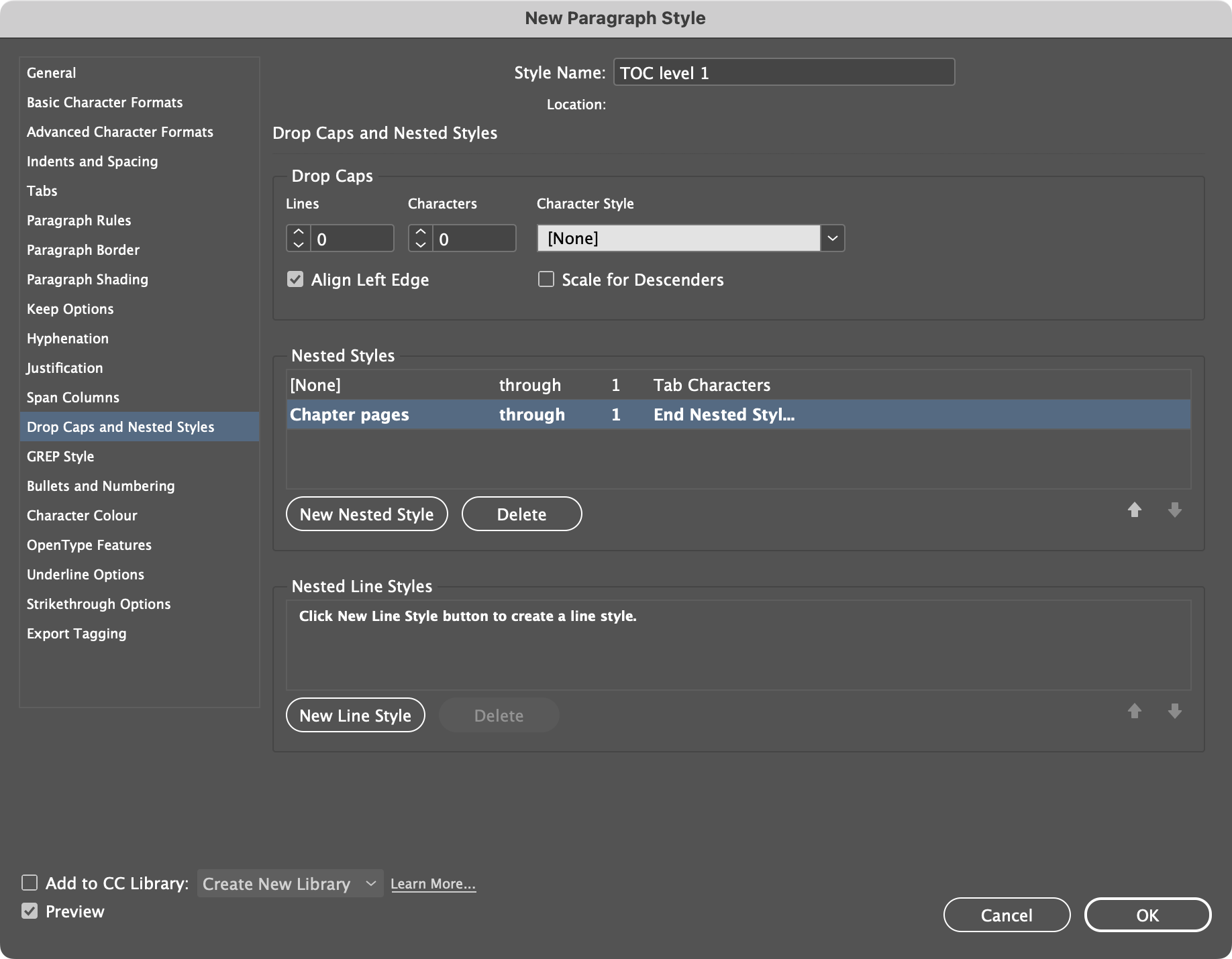 Table of Contents page number font - Adobe Community - 13362917