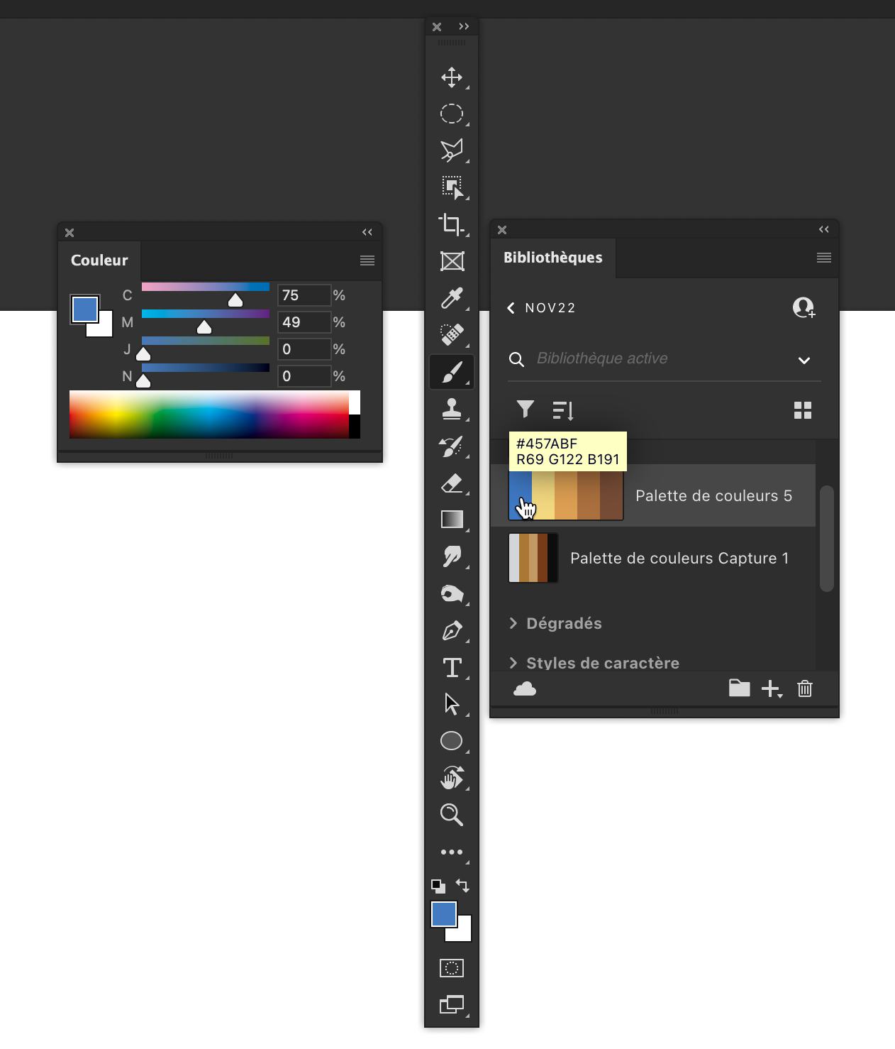 comment utiliser adobe theme color dans photoshop? - Adobe Community ...