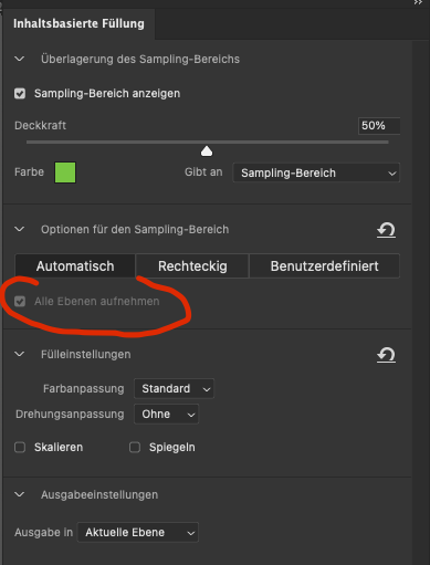Content Aware Fill omits color corrections - Adobe Product Community ...
