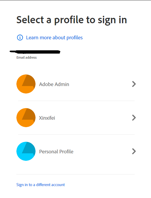 Solved: How do I just display "Personal Profile" when logi... - Adobe ...