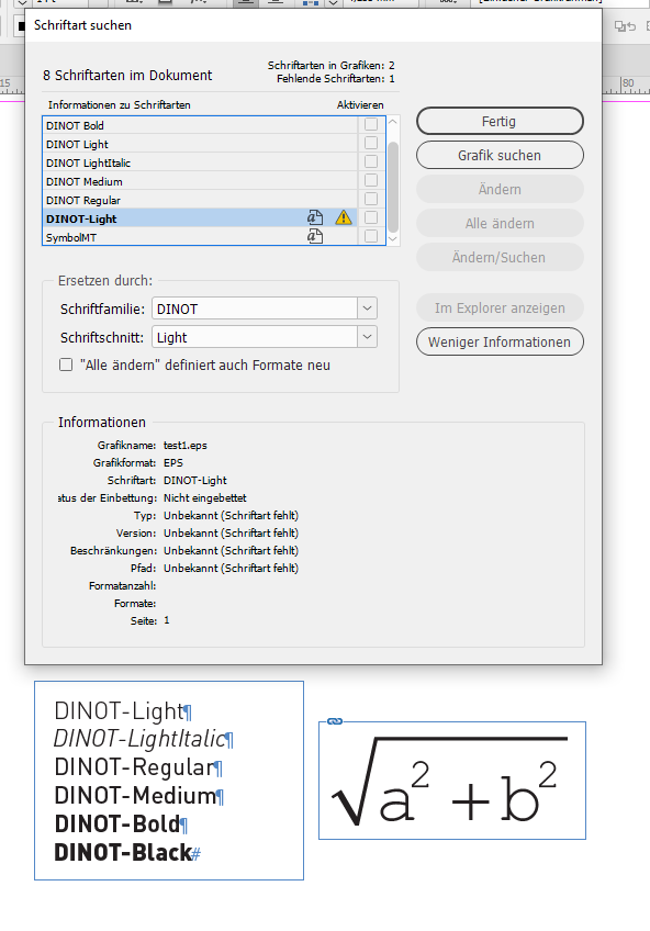 Re: indesign - can't re'lace the error font cause ... - Adobe Community ...
