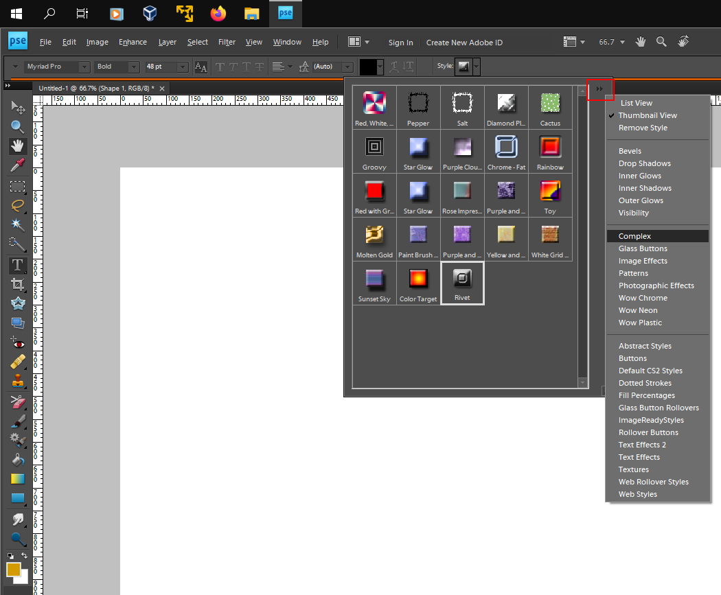 Solved: Help with missing Effects in Visibility Panel - Adobe Product ...