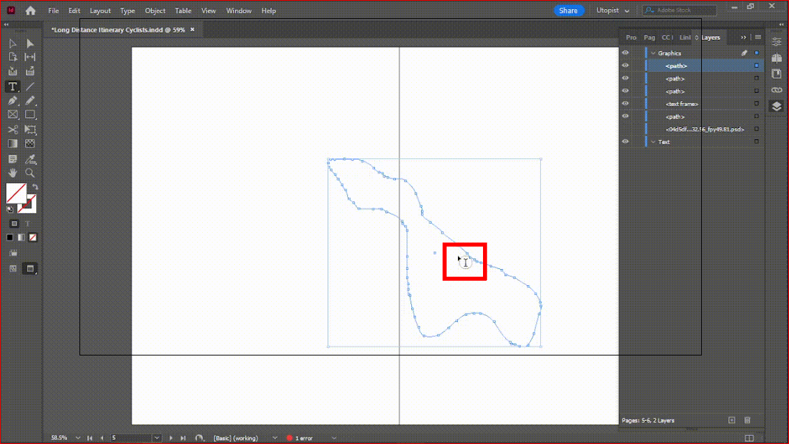Solved: Why can't I fill the shape with text in InDesign? - Adobe ...