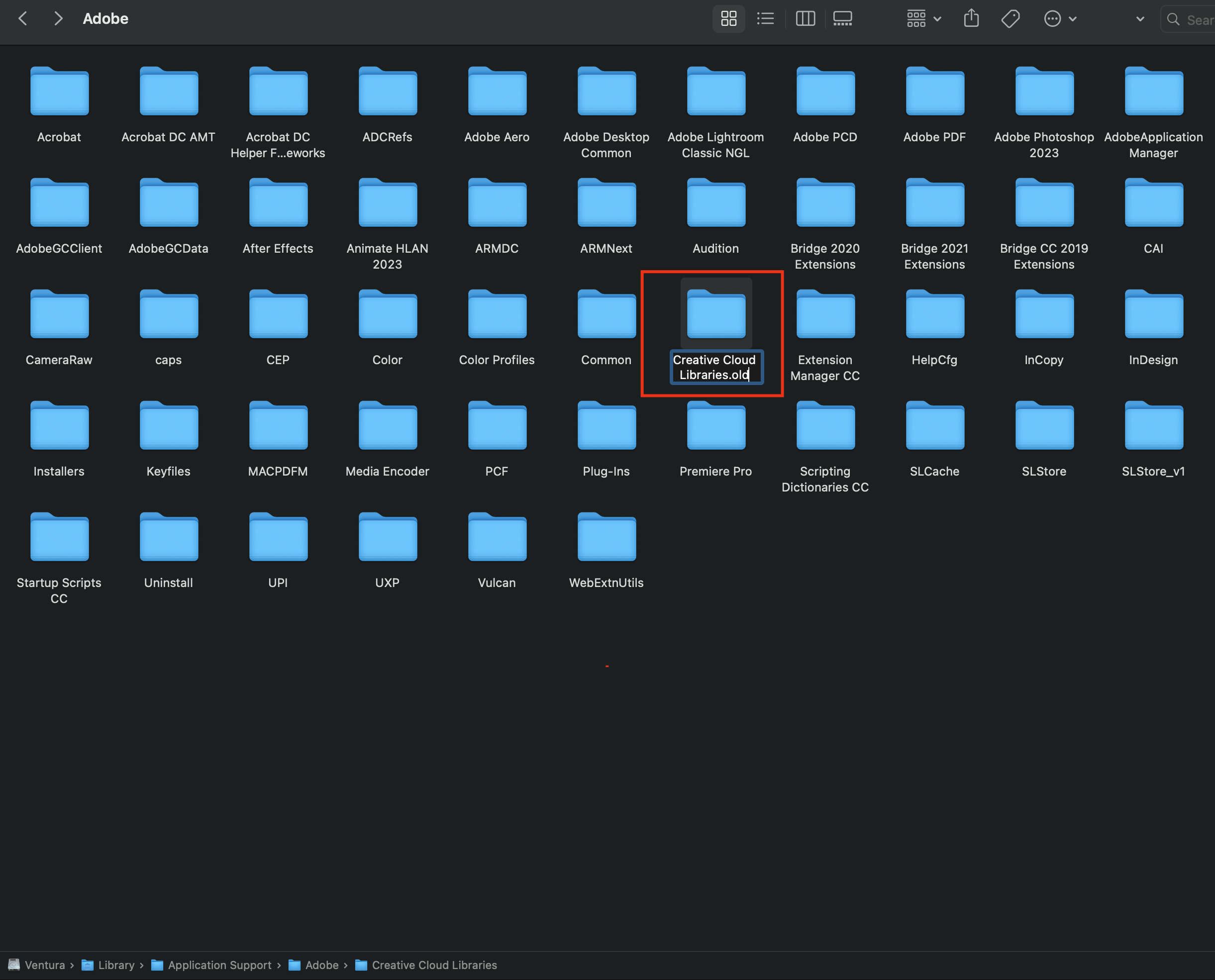 Illustrator CC Library panel blank/ empty/ not loa... - Adobe Product ...