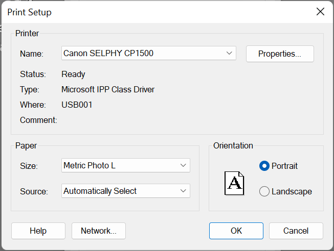 Printer Profile Canon SELPHY 1500 - Adobe Product Community - 13396428