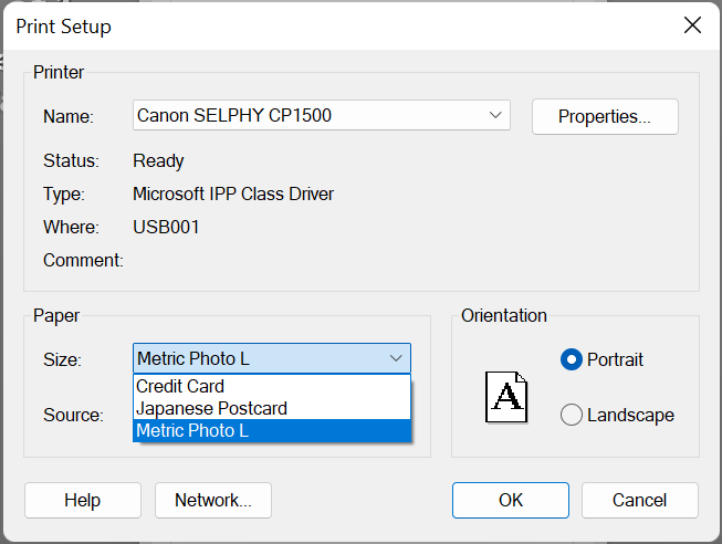 Printer Profile Canon SELPHY 1500 - Adobe Product Community - 13396428