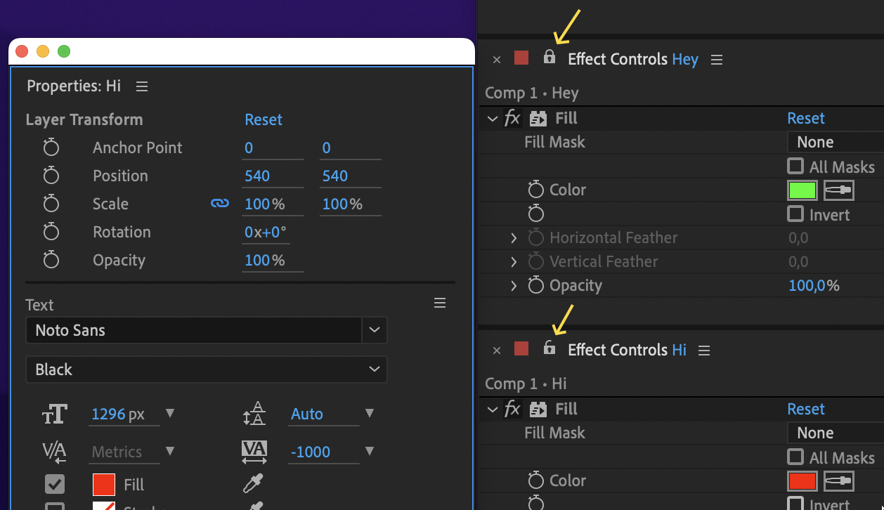 Introducing the Properties Panel in After Effects ... - Adobe Community ...