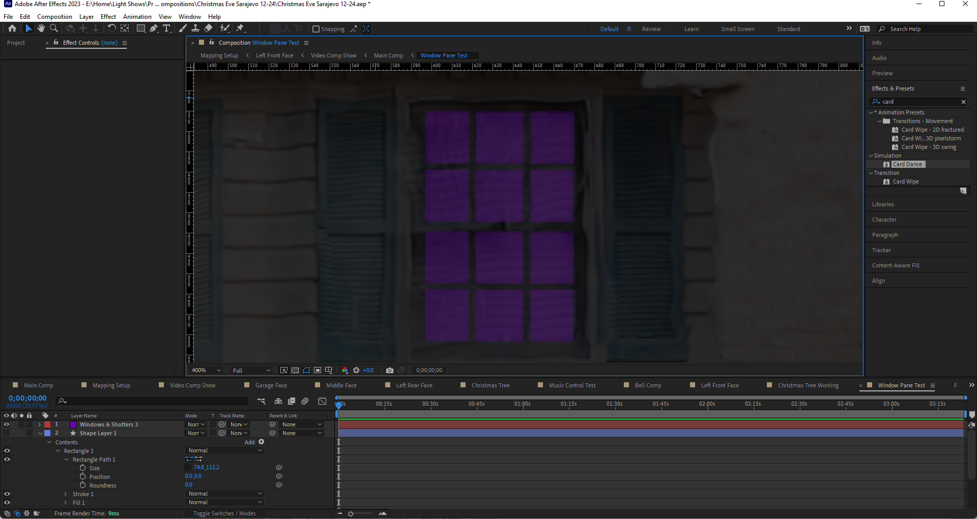 After Effects Flipping windowpanes - Adobe Support Community - 13399424