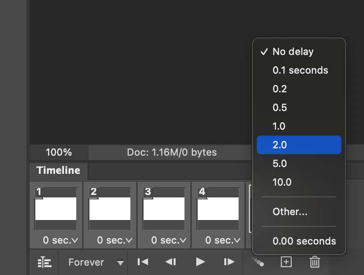 Solved: Timeline: how to set duration of each frame, at th... - Adobe ...