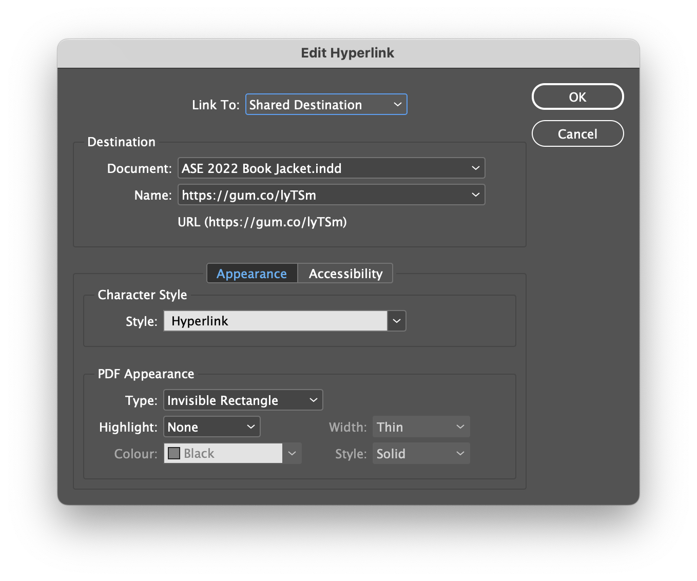URL hyperlinks changed to Shared destination - Adobe Product Community ...