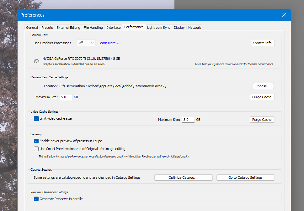 Solved: NVidia RTX 3070 Ti GPU driver crash - Adobe Community - 13423515