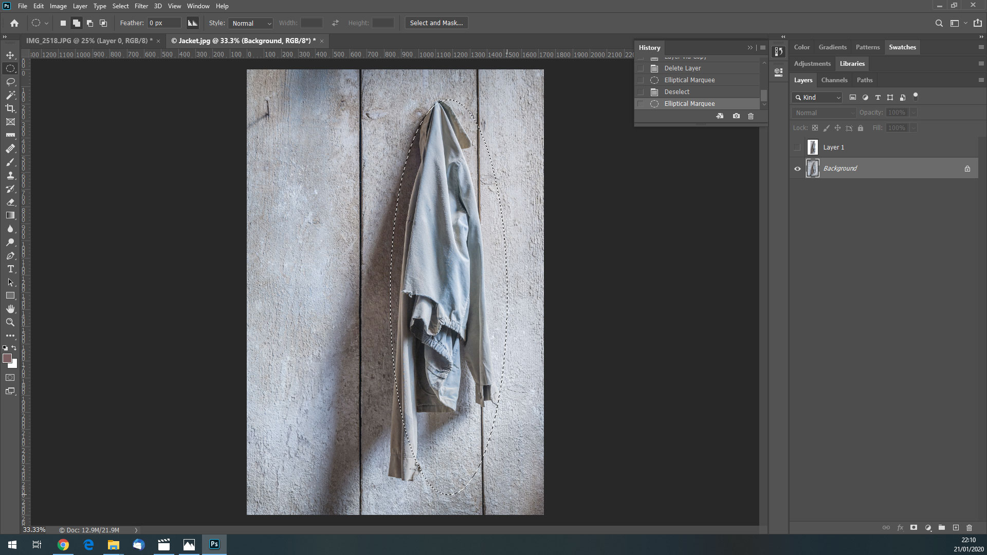 Solved: Select and copy to new layer producing very block ... - Adobe ...